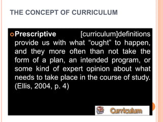 Curriculum concepts | PPTX