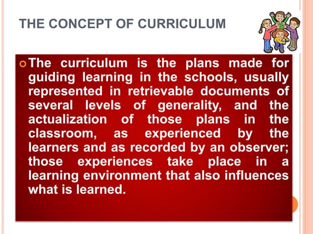 Curriculum concepts | PPTX | Primary Education | Education