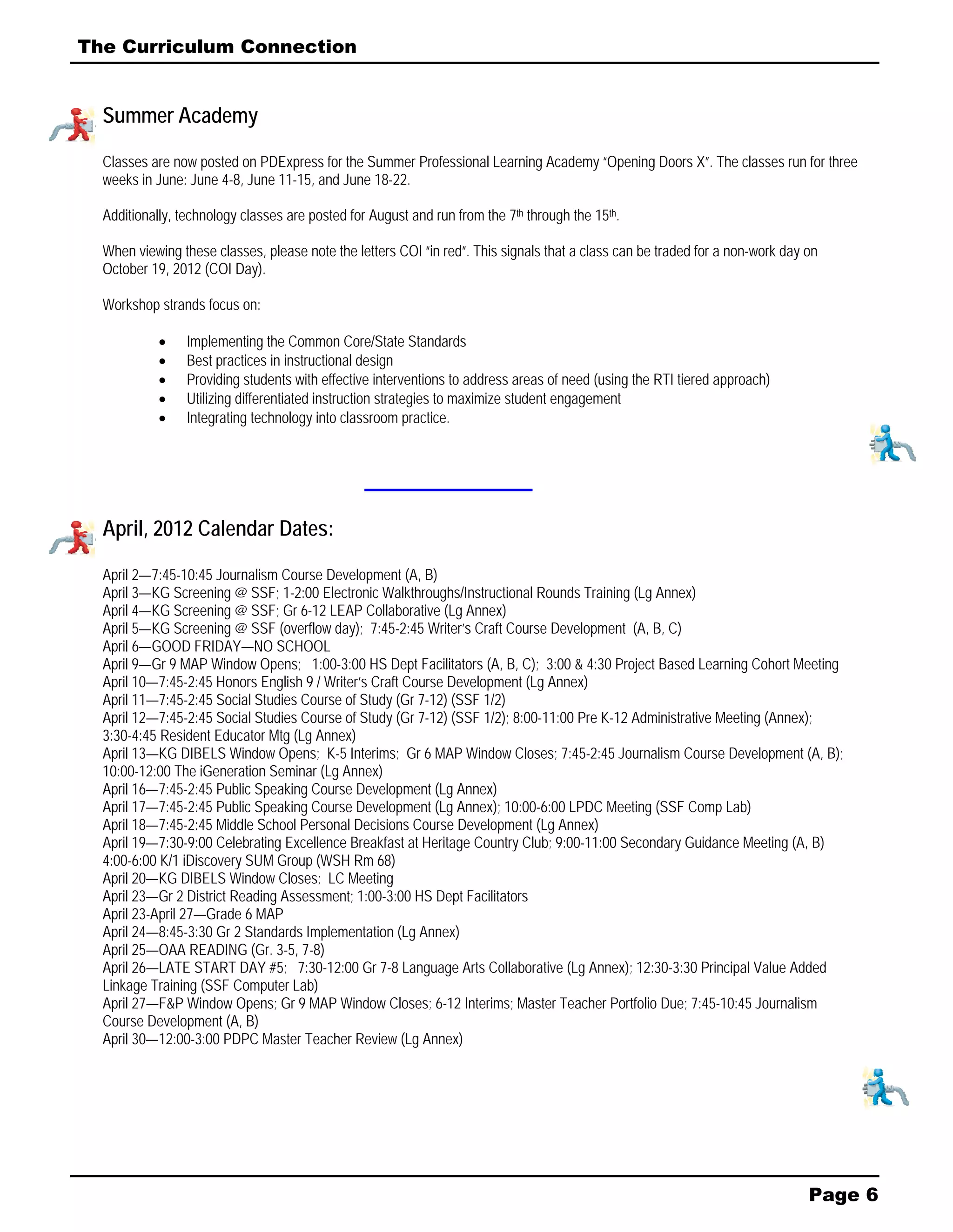 Curriculum connection march 2012 | PDF | Daycare and Pre-School | Parenting