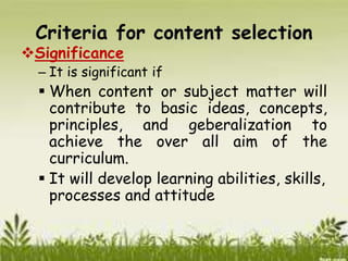 Curriculum content.ppt
