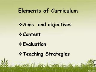 Curriculum content.ppt