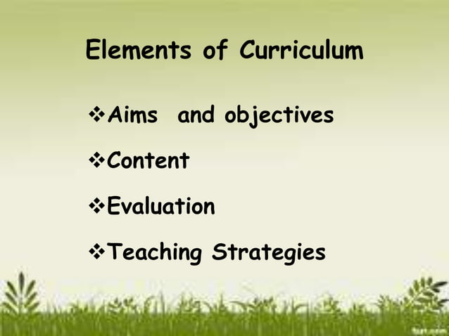 Curriculum content.ppt