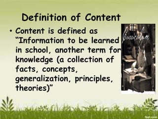 Curriculum content.ppt