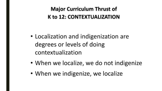 Curriculum Contextualization - Enhancing Critical Thinking | PPTX