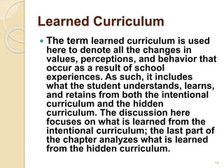 Curriculum and Instruction Class # 1 | PPTX
