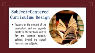 CURRICULUM DESIGN( Types of curriculum).pptx | Primary Education ...