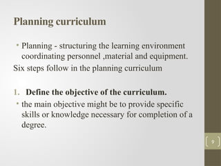 lecture 3 Curriculum Design in Teaching. | PPT