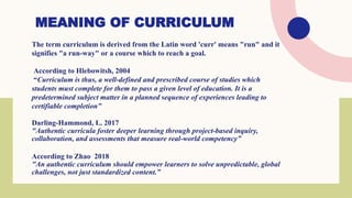 Curriculum Design: Principles, Approaches, and NEP 2020 Insights | PPTX