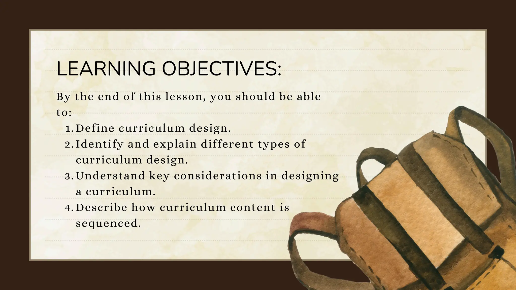 Curriculum Design for PCPTM.pdf - Presentation | PDF