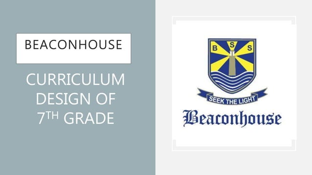 Curriculum design 7th grade | PPTX | Secondary Education | Education