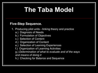 Curriculum design and models | PPT