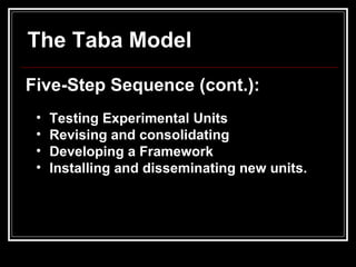 Curriculum design and models | PPT
