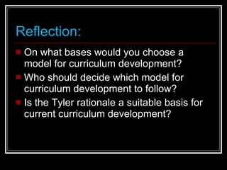 Curriculum design and models | PPT