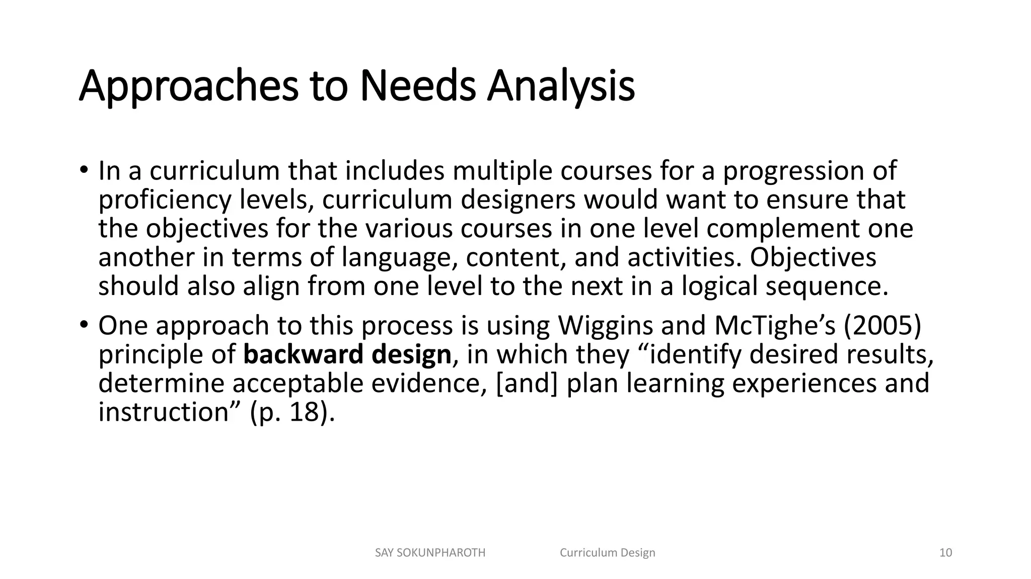 Curriculum Design Chapter3 Needs Analysis.pptx