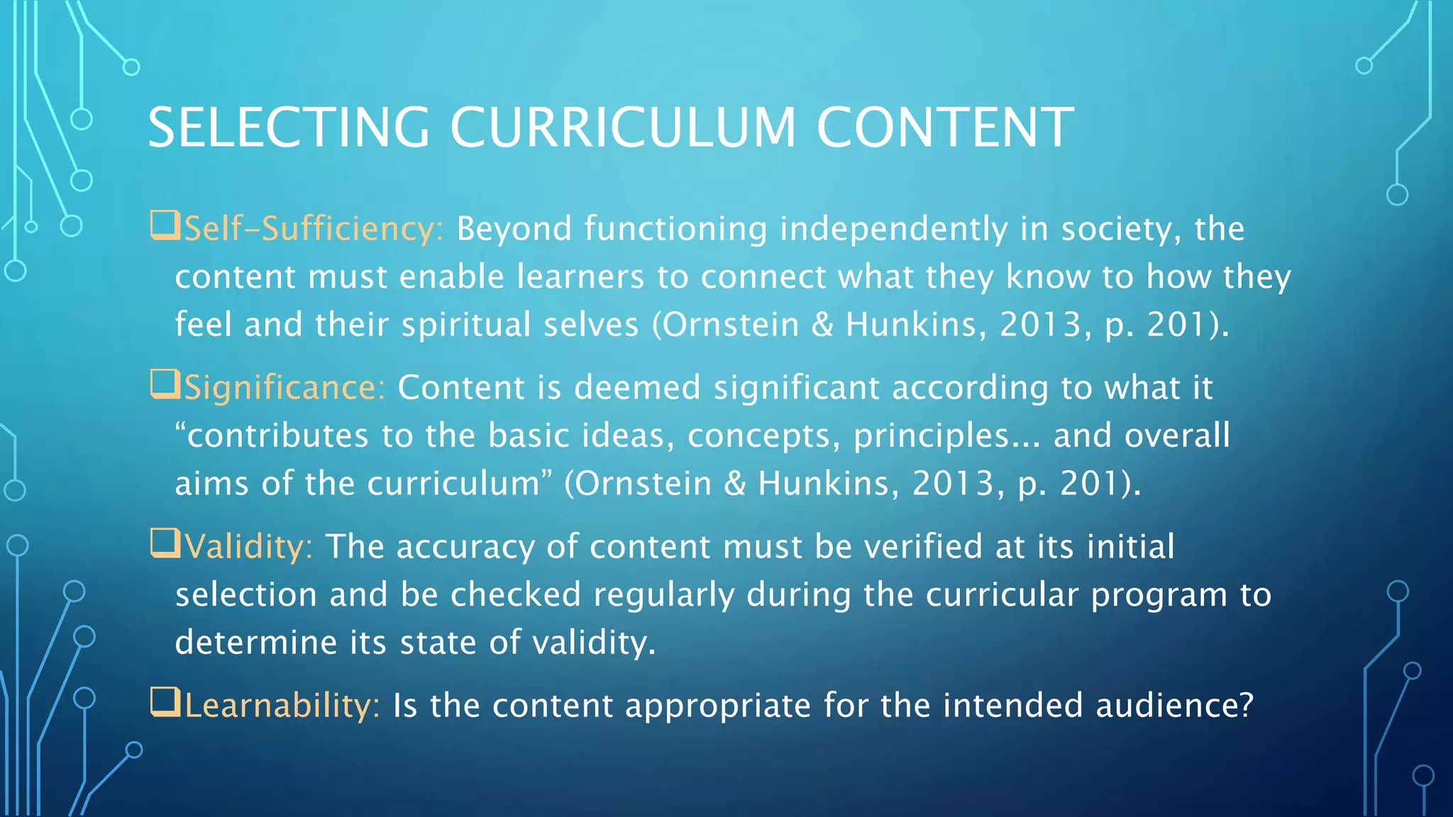 Curriculum Design & Development | PPTX