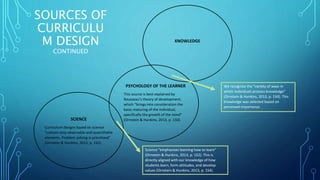 Curriculum Design & Development | PPTX