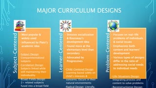 Curriculum Design & Development | PPTX