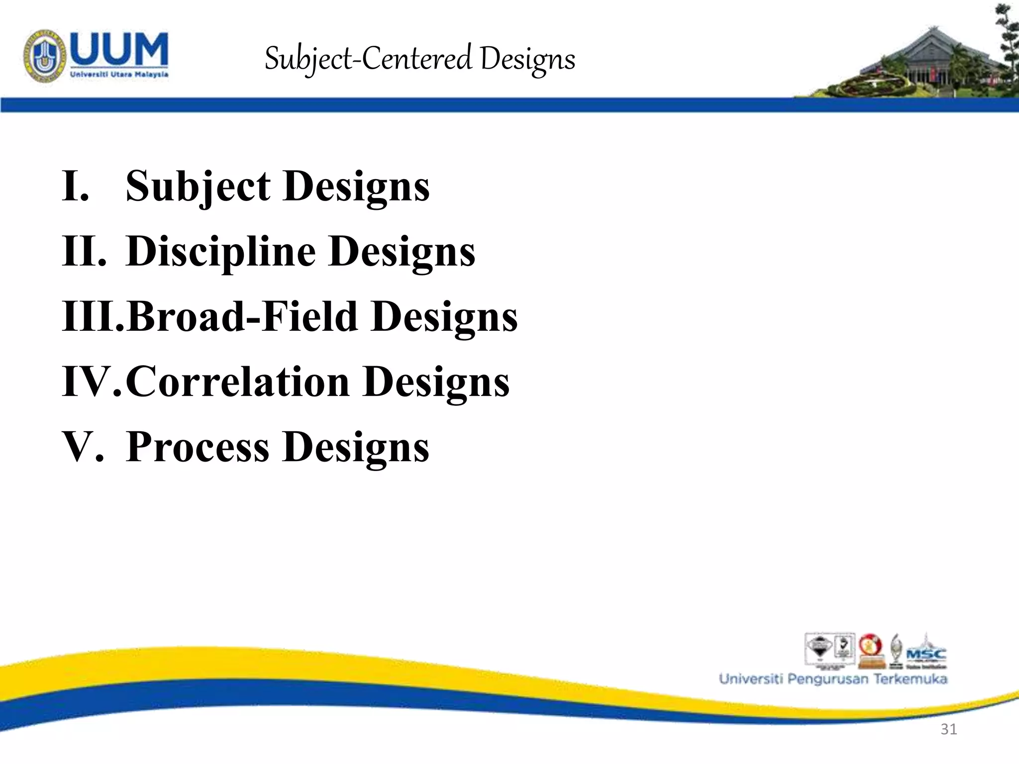 Curriculum Design | PPTX