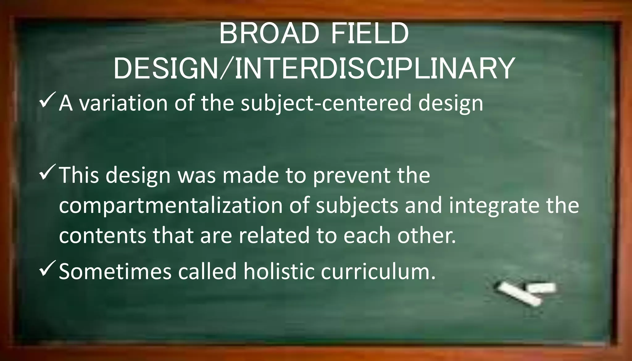 Curriculum design models | PPTX