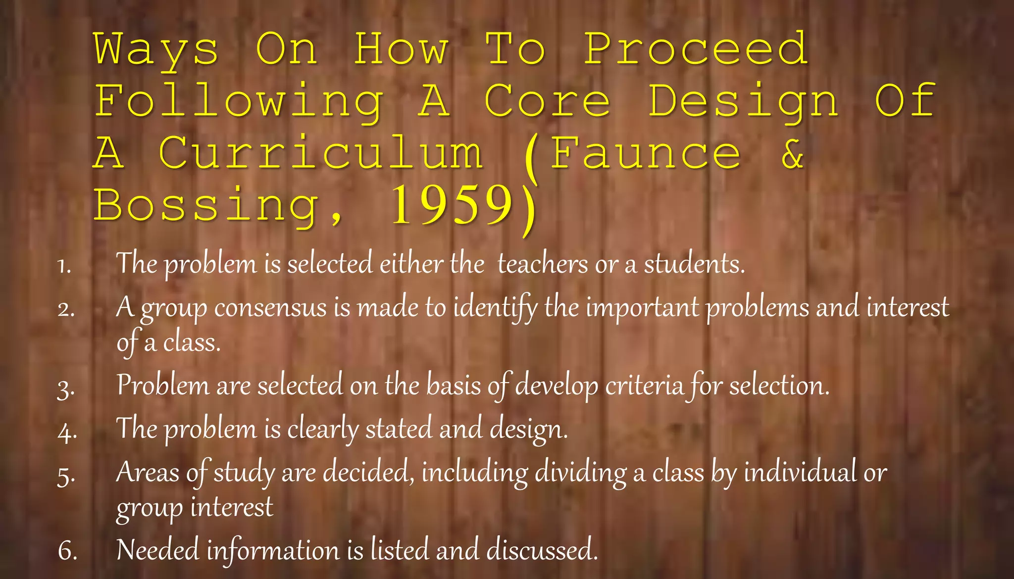 Curriculum design models | PPT