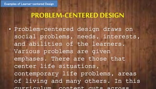 Curriculum design models | PPTX