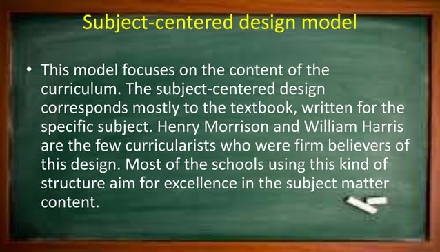 Curriculum design models | PPTX | Educational Assessment | Education
