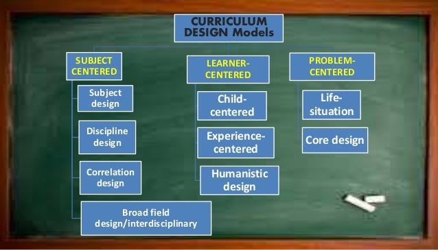 Curriculum design models