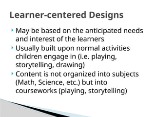 CurriculumdesignPowerpointpresentaation. | PPTX