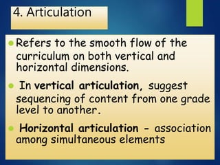 Curriculum design qualities | PPTX