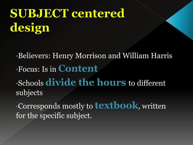 Curriculum designs | PPT