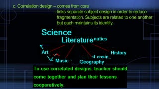 Curriculum designs model | PPT
