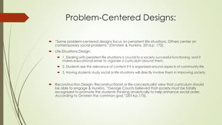 Curriculum design week7 | PPTX