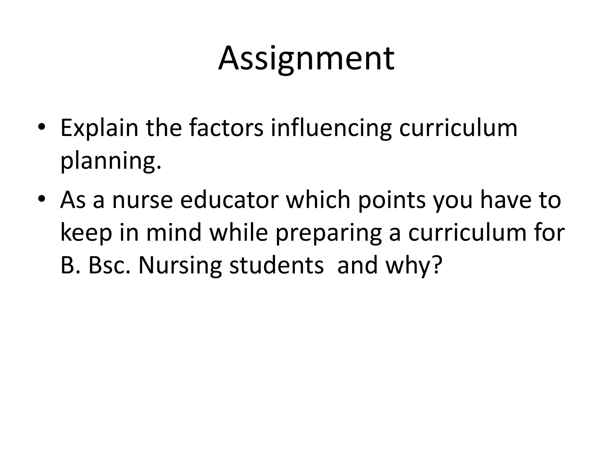Curriculum determinants | PPTX