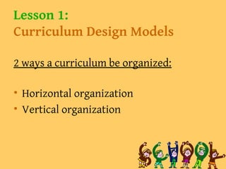 Crafting the Curriculum | PPT