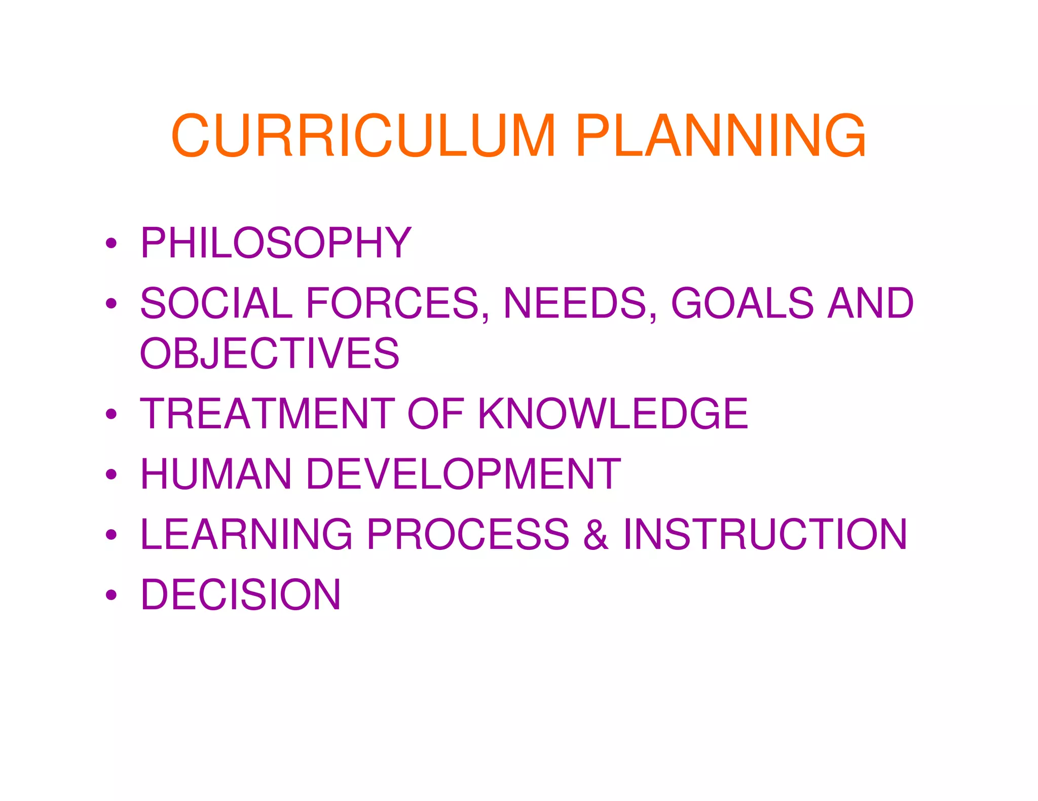 Curriculum development 1 | PPT