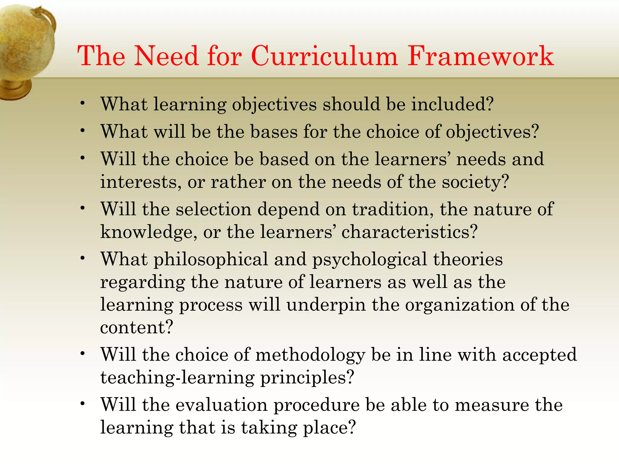 Curriculum development | PPT