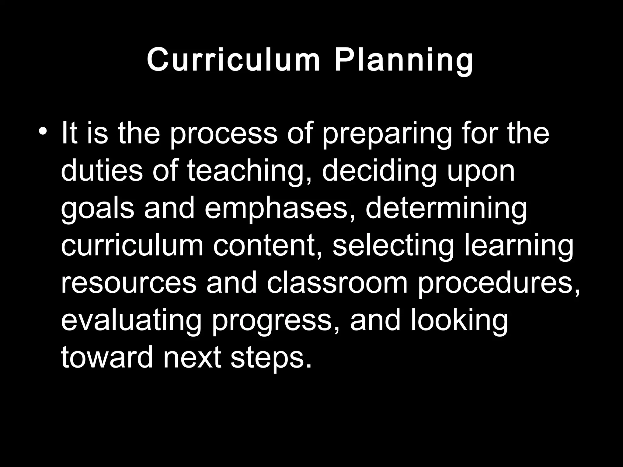 Curriculum development | PPT