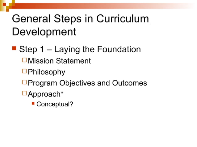 Curriculum development | PPT