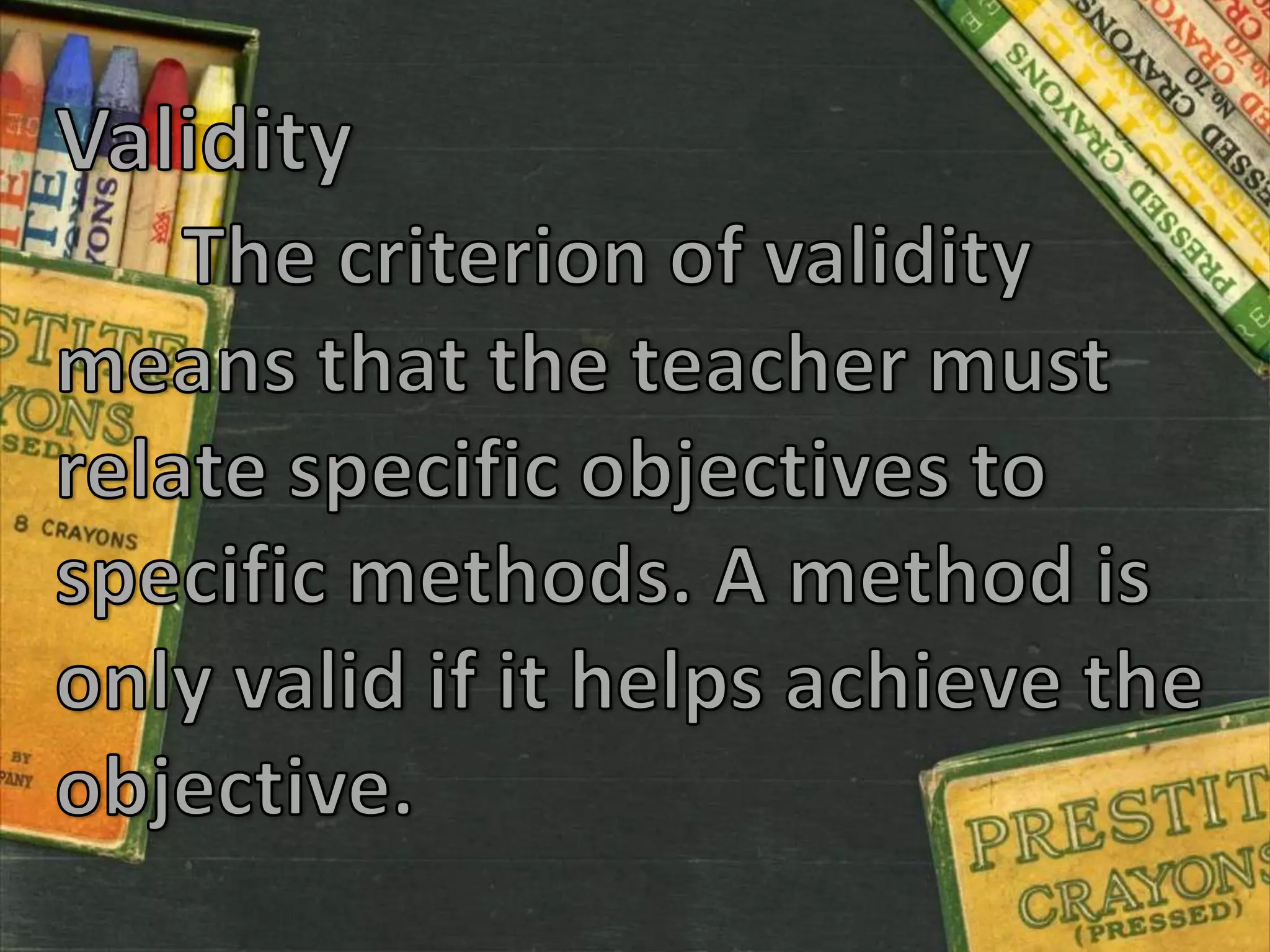 Curriculum Development (Criteria for Selecting Method) | PPT