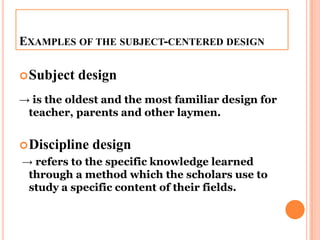 Curriculum Development Module 2 lesson 1-3 | PPTX