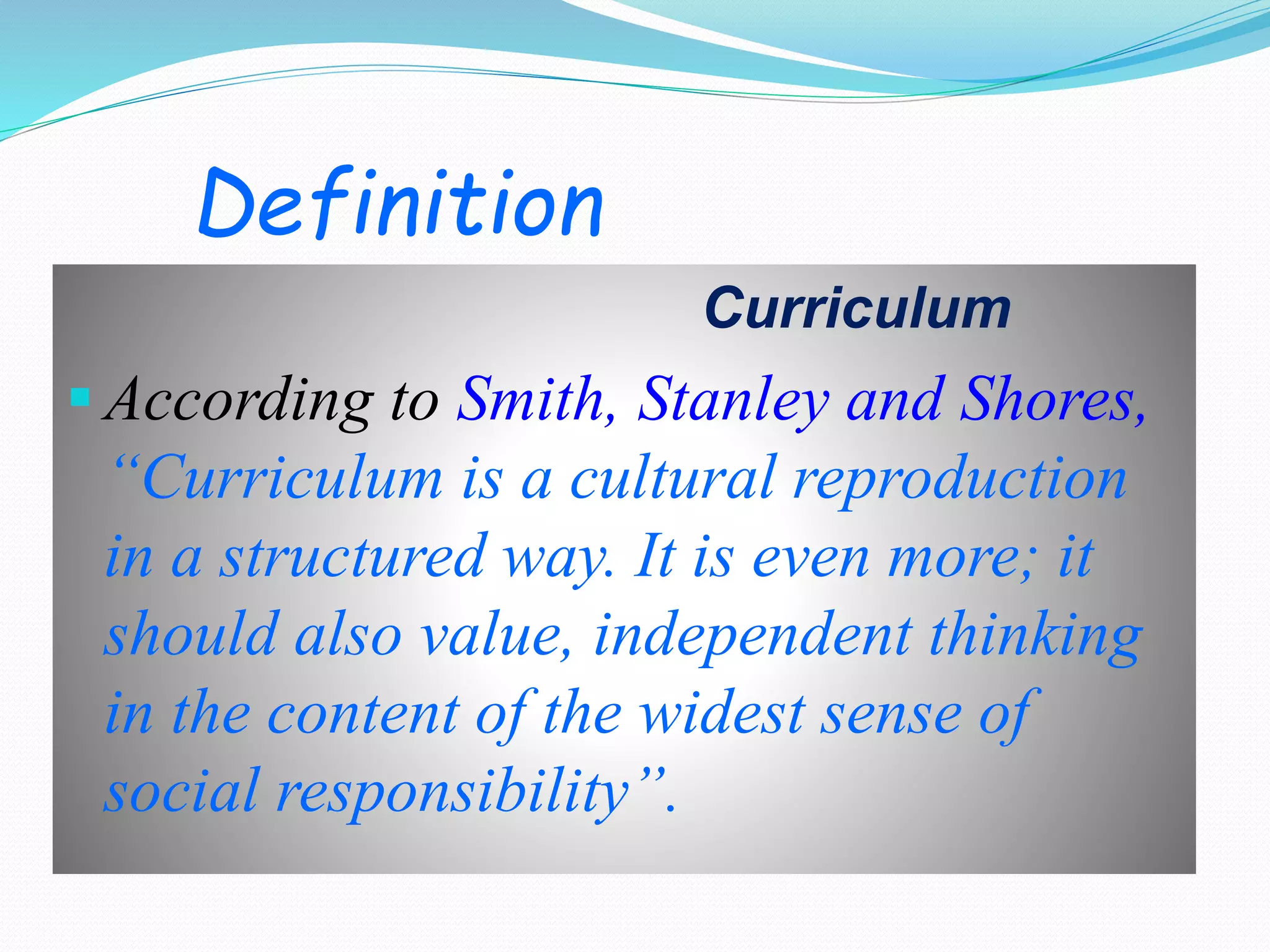 Curriculum development | PPTX