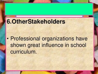 Lesson 4 : STAKEHOLDERS IN CURRICULUM IMPLEMENTATION | PPTX