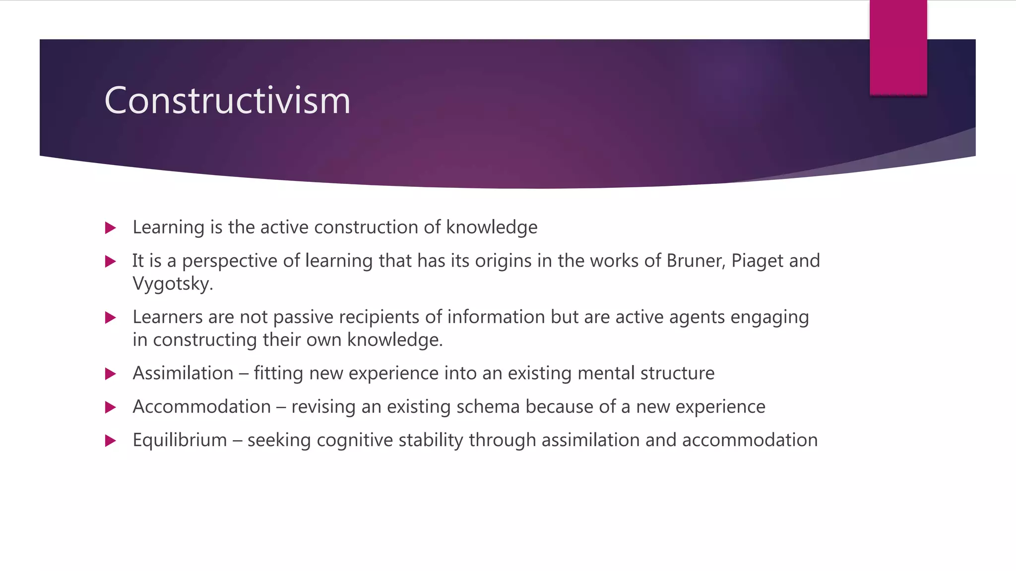 Constructivism and Humanism in Curriculum | PPTX