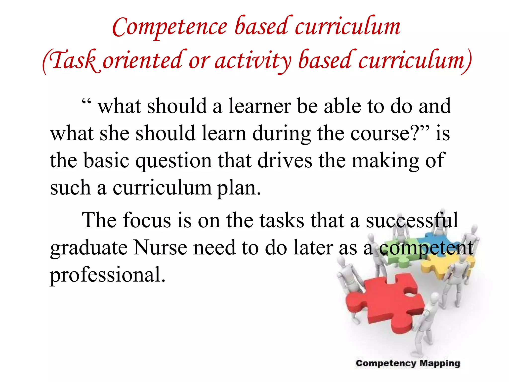 Curriculum development-Nursing education 1st year M.Sc Nursing | PPTX