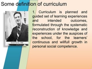 Curriculum development | PPTX