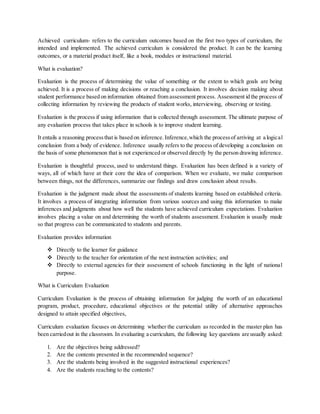 Curriculum development | PDF