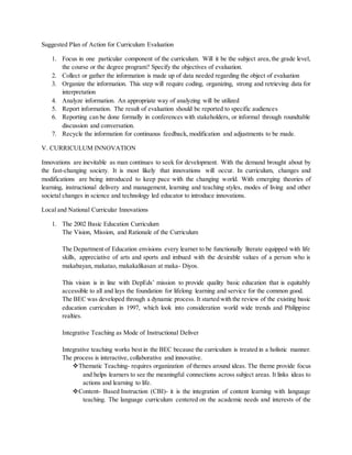 Curriculum development | PDF