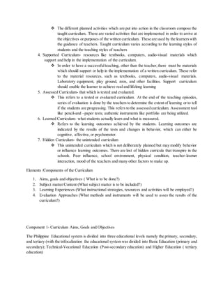 Curriculum development | PDF