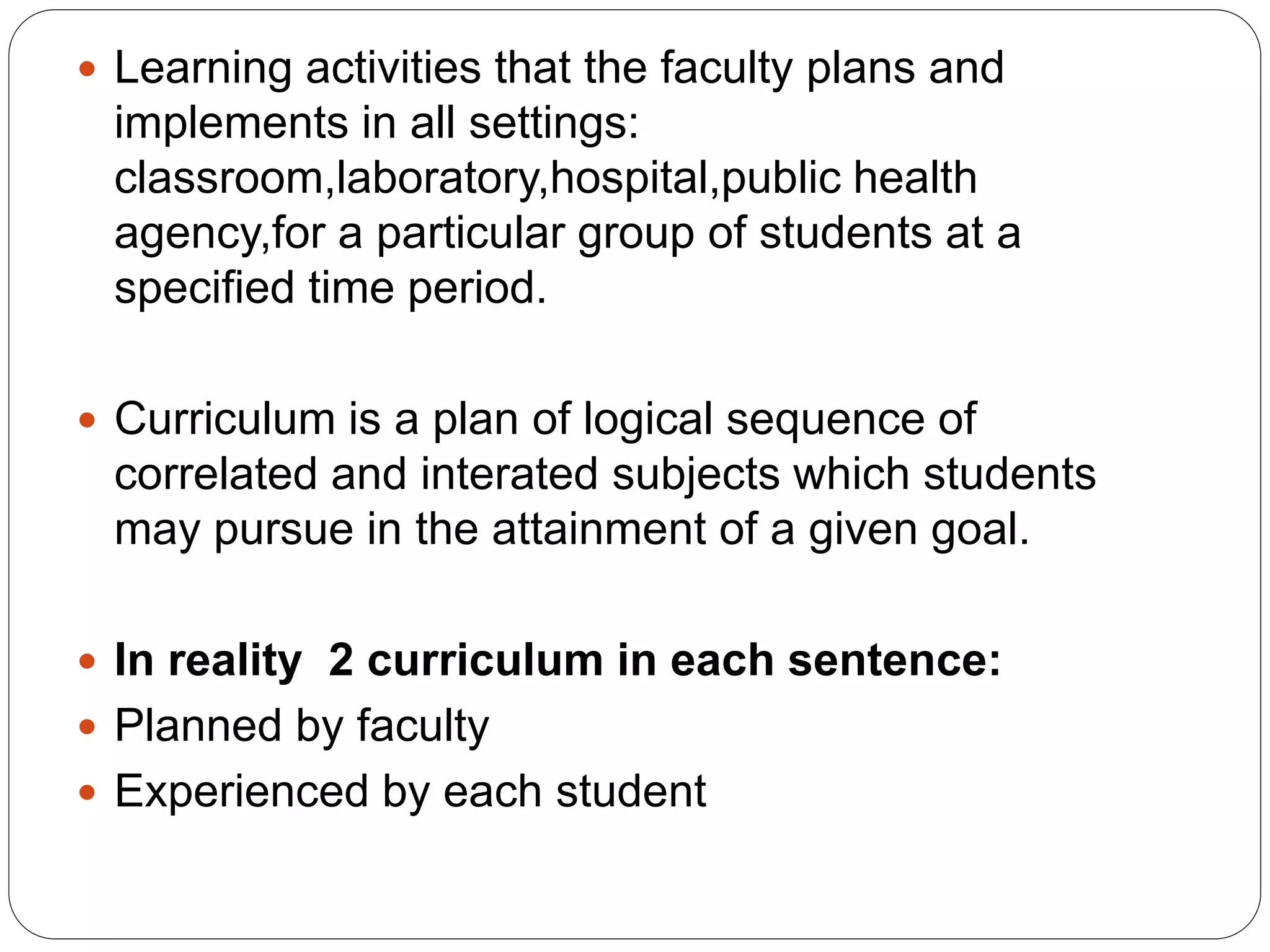 Curriculum development.ppt made by sonal patel | PPT