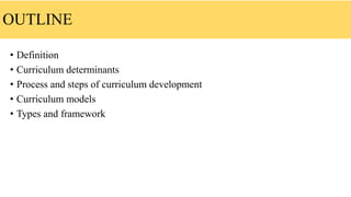 CURRICULUM DEVELOPMENT.pptx | College Planning | College Education
